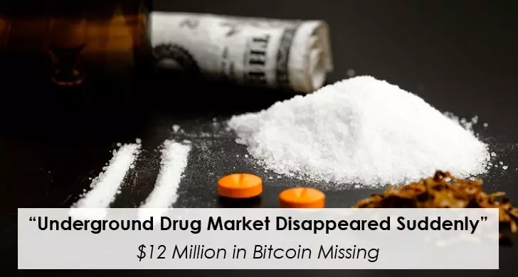 Deep Web Drug Market 一夜之間突然消失，1200 萬美元的比特幣丟失 6477_1