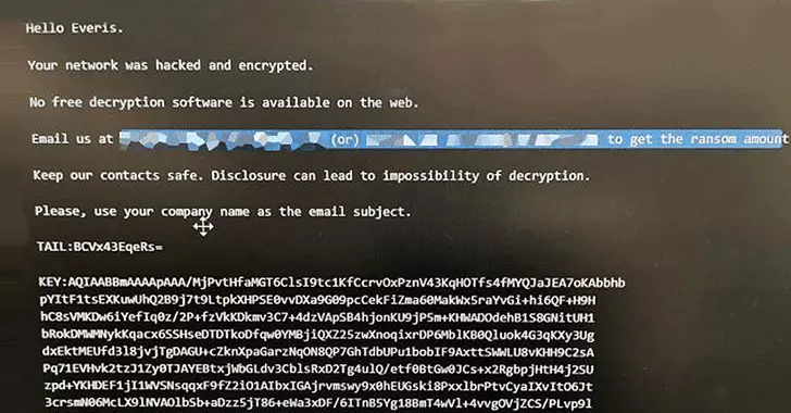 everis ransomware ataka