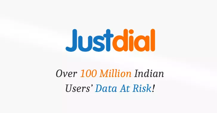 justdial datuen urraketa pirateatzea