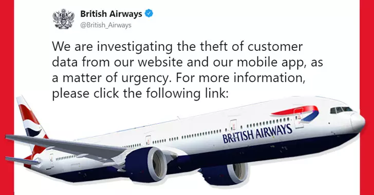 British Airwaysi andmete rikkumise häkkimine