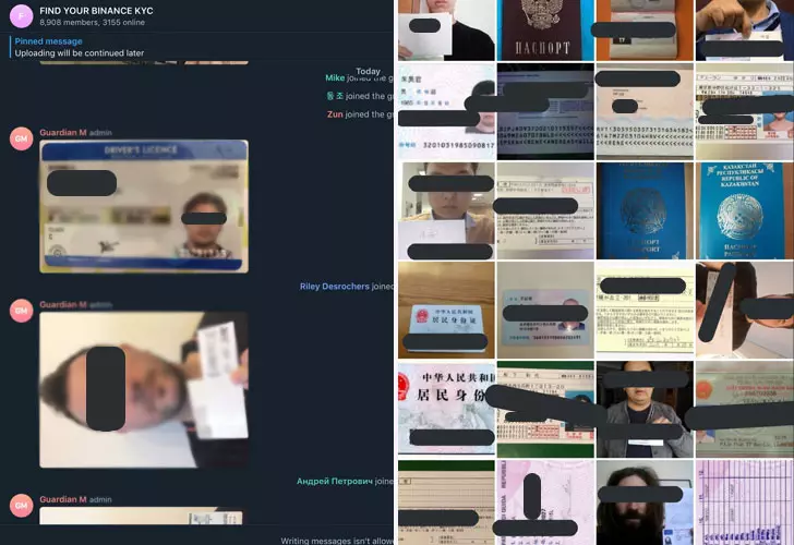 binance kyc leak