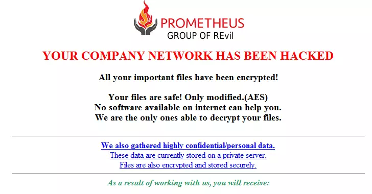Il ransomware emergente prende di mira dozzine di aziende in tutto il mondo 7226_1
