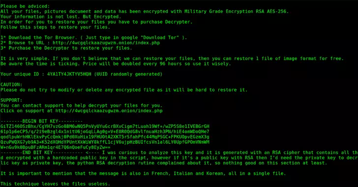 pylocky ransomware ndetu