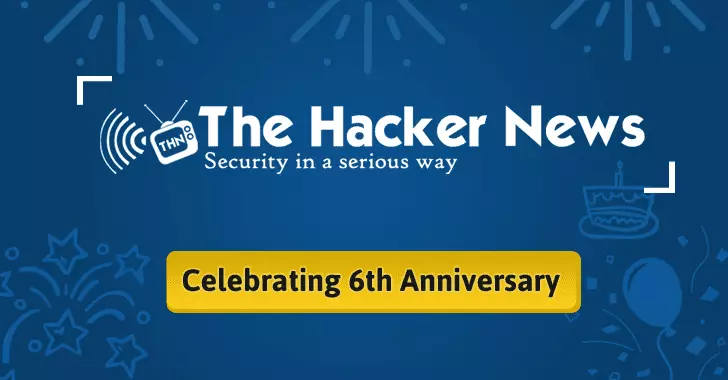 The Hacker News (THN) が 6 周年を祝う