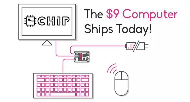जगातील पहिल्या $9 संगणकाने शिपिंग सुरू केली आहे