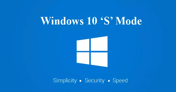 Windows 10 Modd 'S' Yn Dod yn Fuan - Er Diogelwch a Pherfformiad