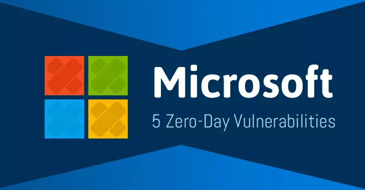 Microsoft Patches 5 Zero-Hnub Vulnerabilities raug siv nyob rau hauv qus