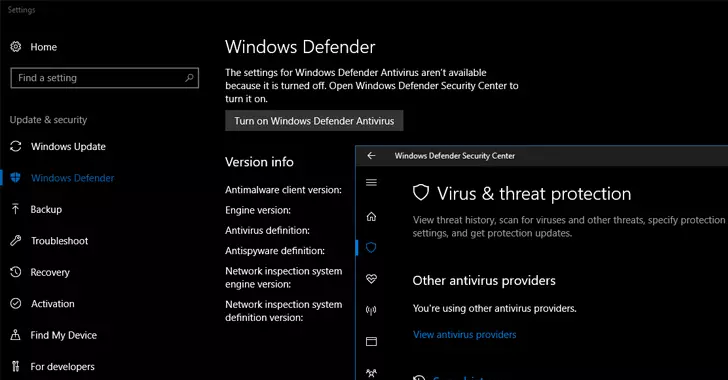 execução de código remoto do windows-defender