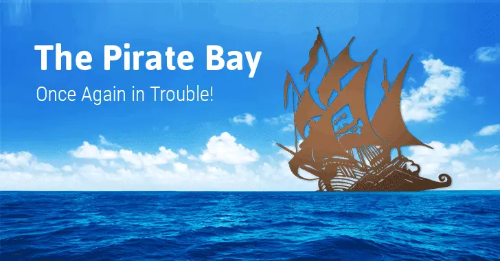 вэб-сайт для спампоўкі торэнтаў-pirate-bay