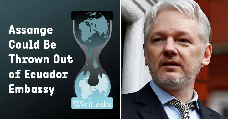 wikileaks julian assange የኢኳዶር ጥገኝነት