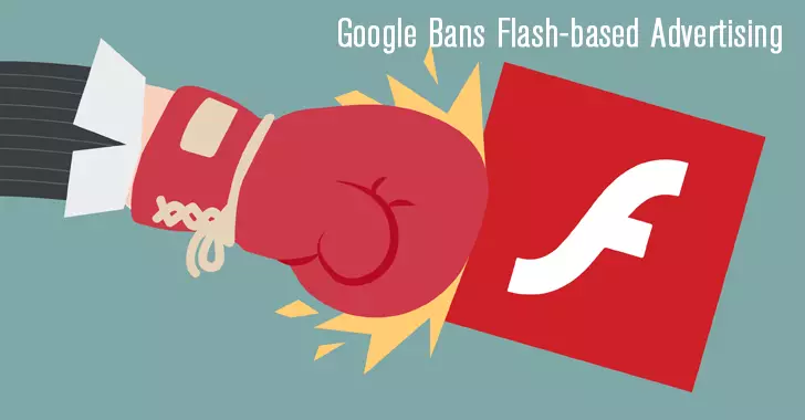 Google ដើម្បីហាមឃាត់ការផ្សាយពាណិជ្ជកម្មដែលមានមូលដ្ឋានលើ Adobe Flash