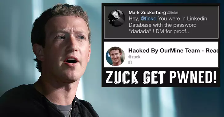 Facebook CEO Zuckerberg ၏ Twitter ၊ Pinterest တို့ကို ဖောက်ထွင်းခံခဲ့ရသည်။ ပြီးတော့ Password က...