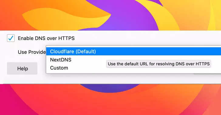 mozilla firefox dns preko https