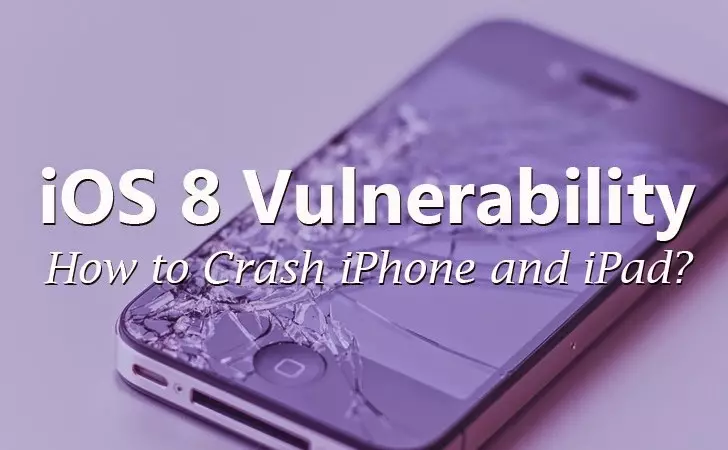 iOS 8 Vulnerability cia Hackers tsoo txhua iPhone thiab iPad nyob rau hauv Wi-nkaus ntau yam