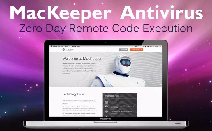 MacKeeper Zero Day urruneko kodea exekutatzeko ahultasuna