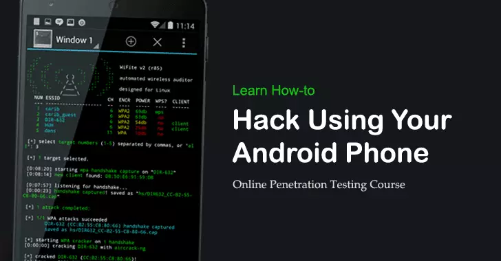 Zistite, ako používať telefón s Androidom na hackovanie a penetračné testovanie
